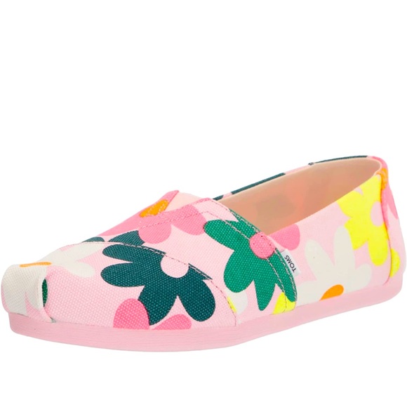 Toms | Shoes | New With Tag Toms Alpargatas Pink Floral Shoes | Poshmark